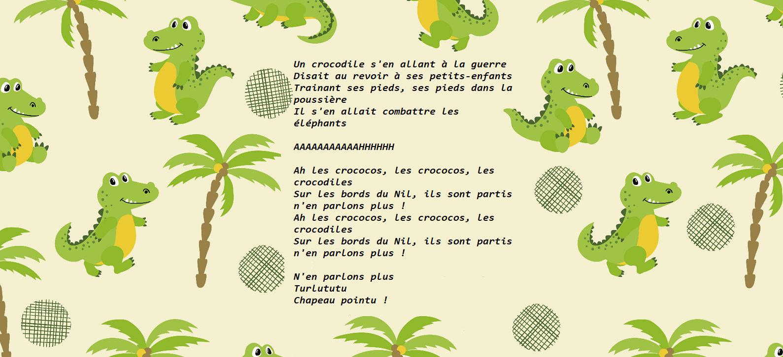 Les crocodiles - TOP-PRODUITS-BEBE