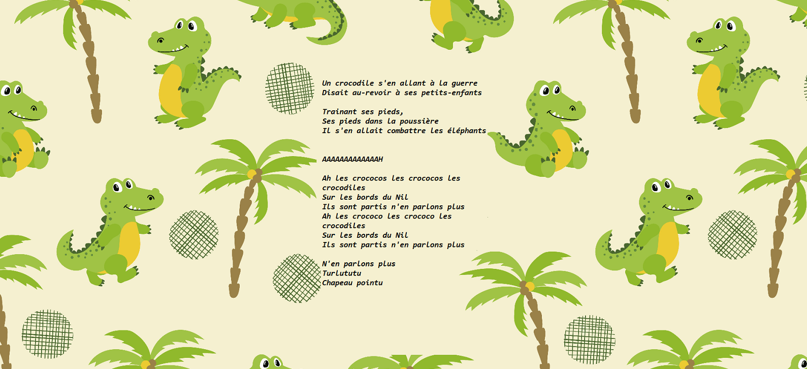 Les crocodiles - TOP-PRODUITS-BEBE